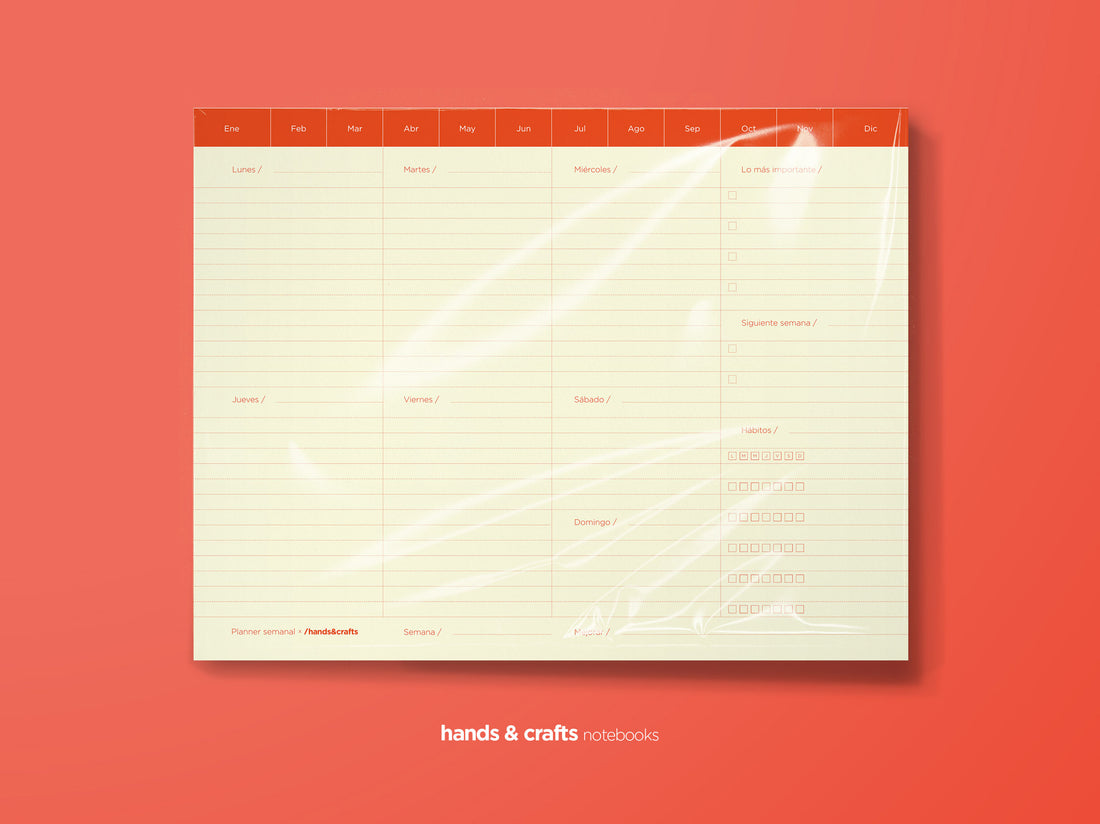 DESK PLANNER - Notepad – hands & crafts